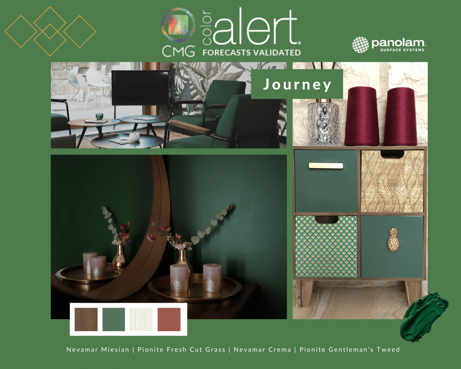 CMG August Color Alert + Panolam Laminates! | Panolam Surface Systems